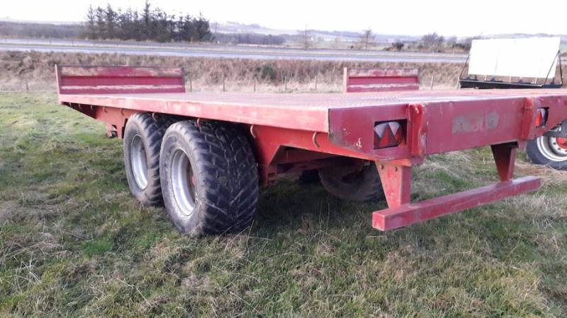 Choice of 2 x 25ft bale trailers (677) for Sale | Marshall's Farm Machinery
